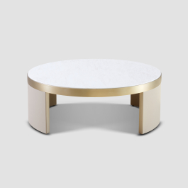 Shop Mira Round Coffee Table | Al Huzaifa Furniture UAE